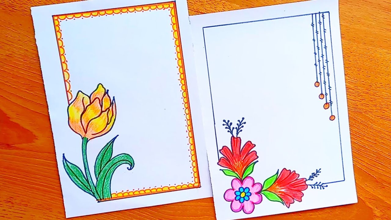 Easy Border Design For Project| Assignment Front Page, 49% OFF