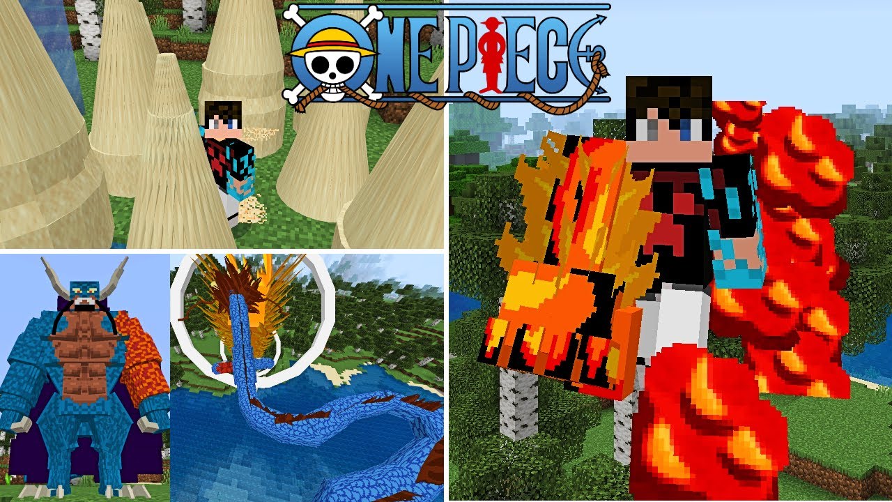 Addon de One Piece para Minecraft PE || NETWORK PIECE MCPE - YouTube