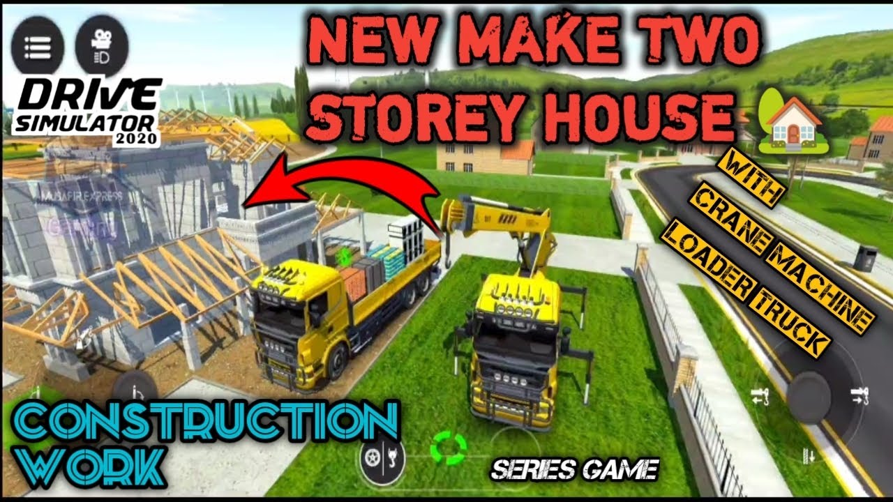 DRIVE SIMULATOR 2023..||NEW MAKE TWO STOREY HOUSE..|| CONSTRUCTION WORK ...