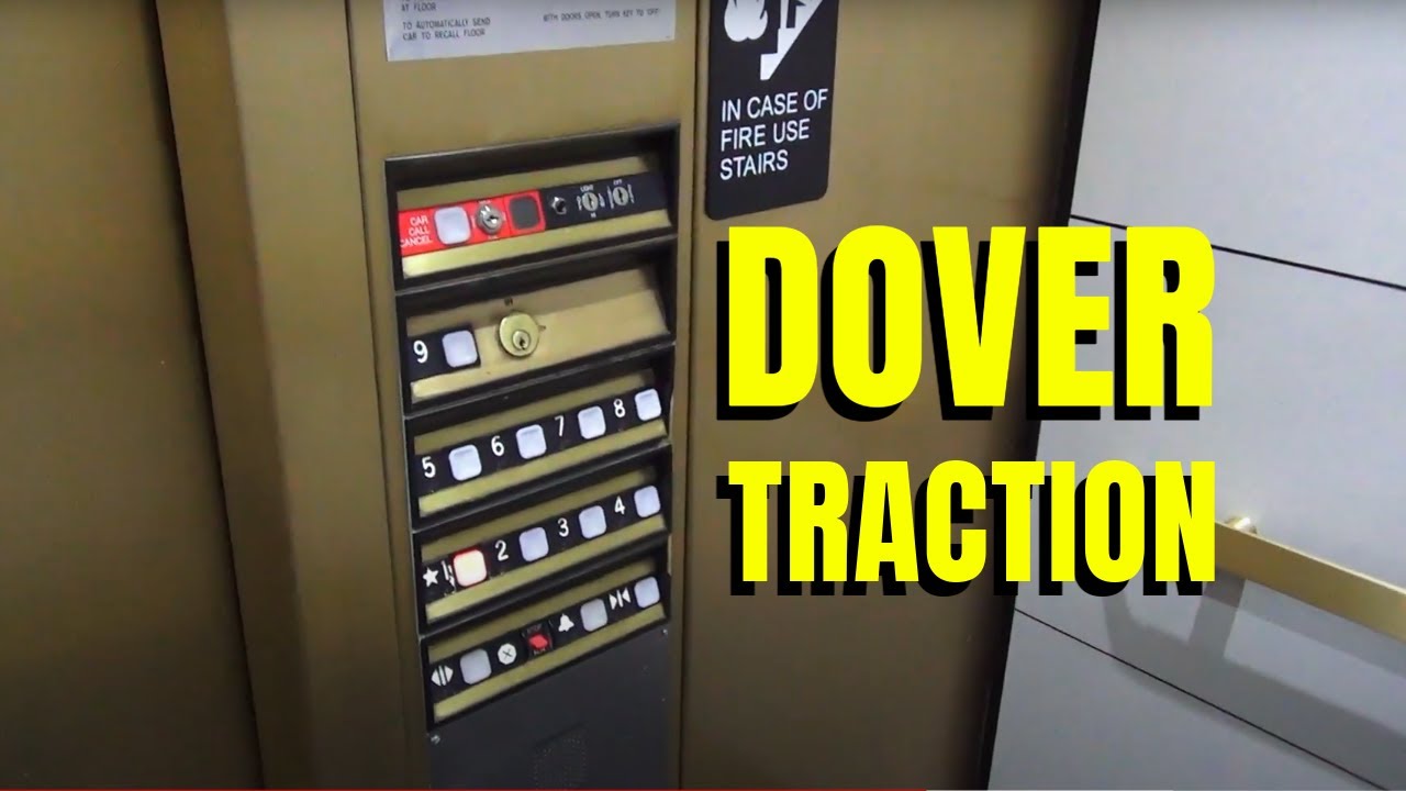 Dover Traction Elevator - The Landing Hotel (Crowne Plaza) - Hampton, VA - YouTube