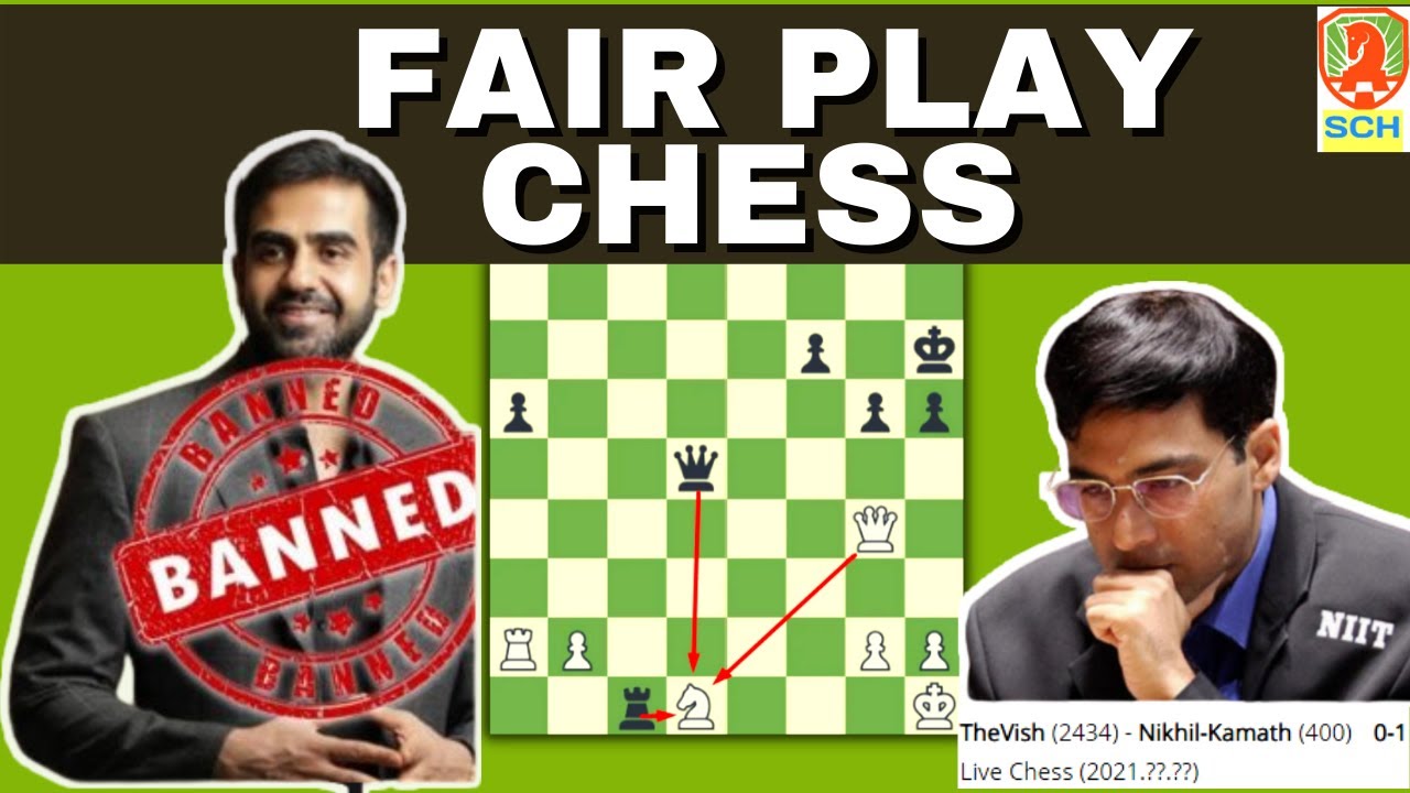 CLOSED FAIR PLAY CHESS | CHESS CHEATING | Anand vs Nikhil Kamath ...