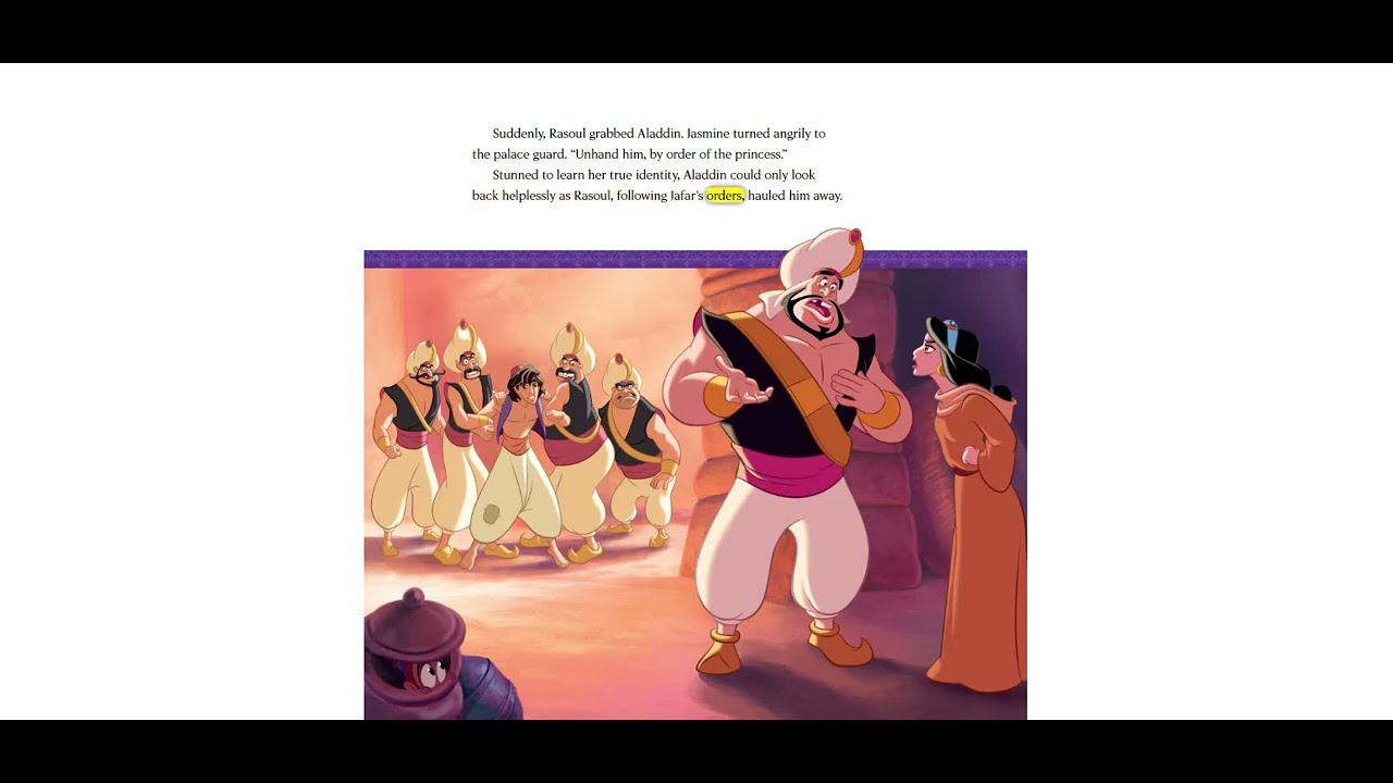 Aladdin (With Highlighted Words) Read Along: Cd Audio - YouTube