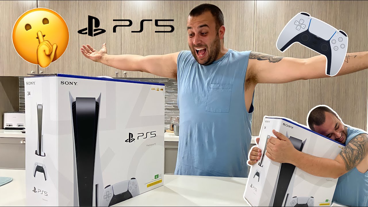 SURPRISING MY BOYFRIEND WITH THE PS5!! *PRANK* - YouTube