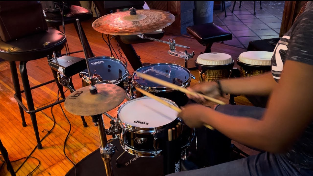 DRUM SOLO | Tama Cocktail Jam Mini 4-piece Shell Pack with Snare Drum ...