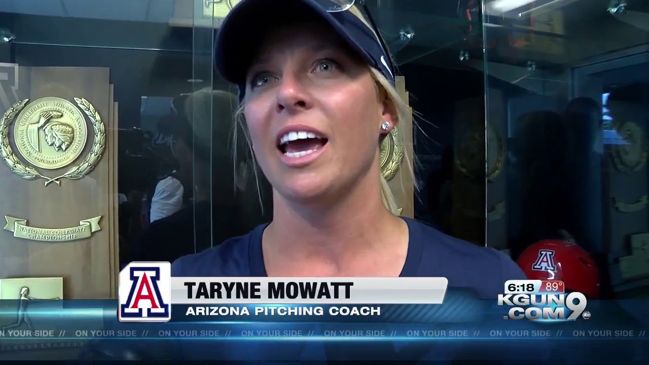 Taryne Mowatt rejoins Arizona program as pitching coach - YouTube
