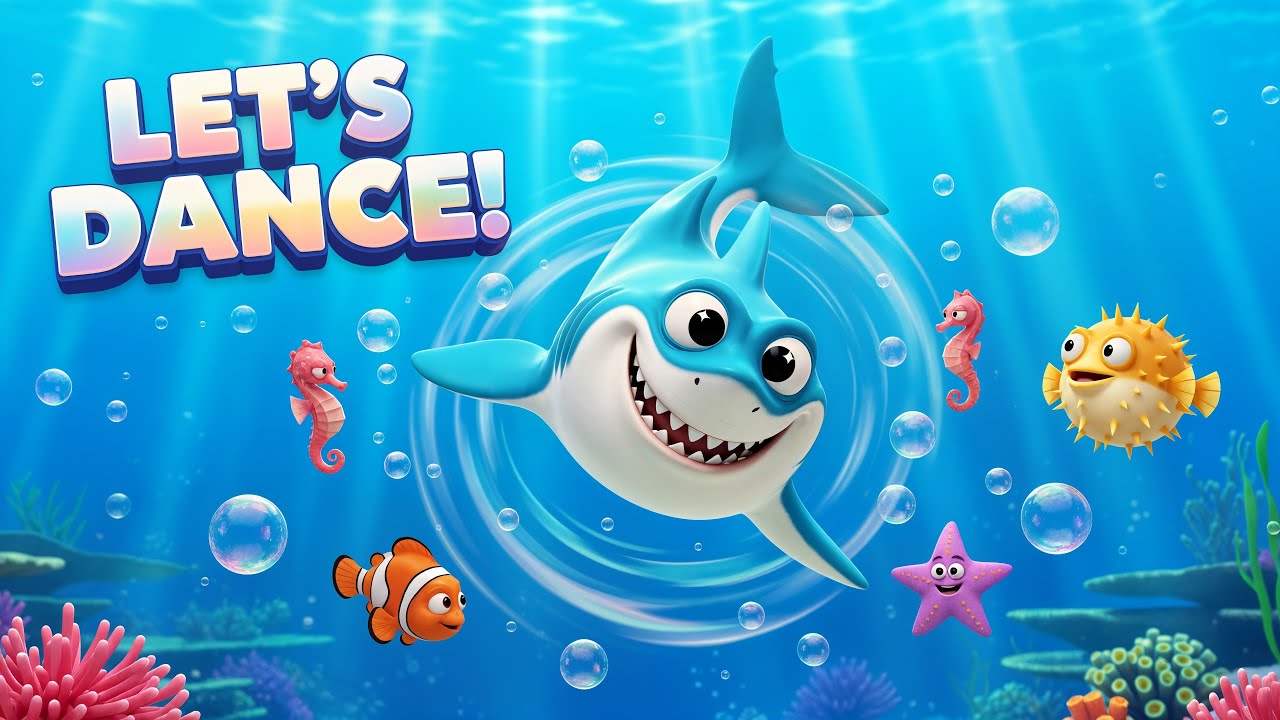 🦈 The Silly Shark Can’t Stop Dancing! | 3D Kids Song - YouTube
