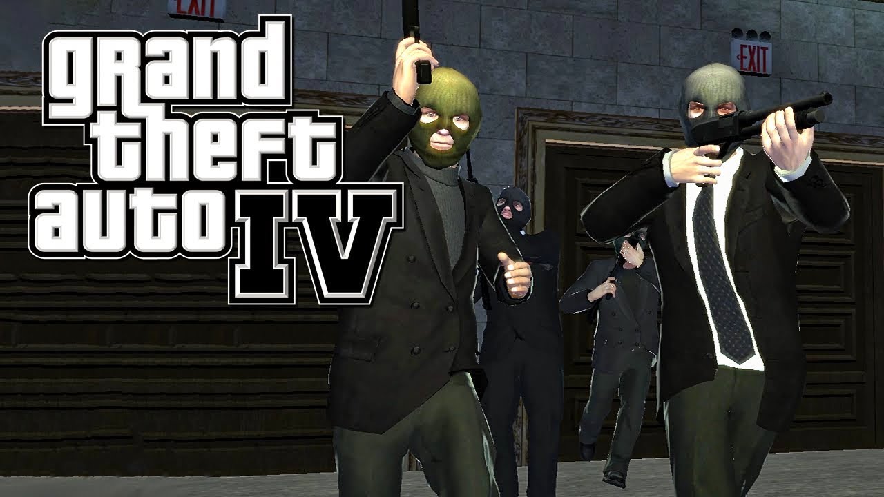 The MOST EPIC Bank Robbery Mission in GTA IV - YouTube