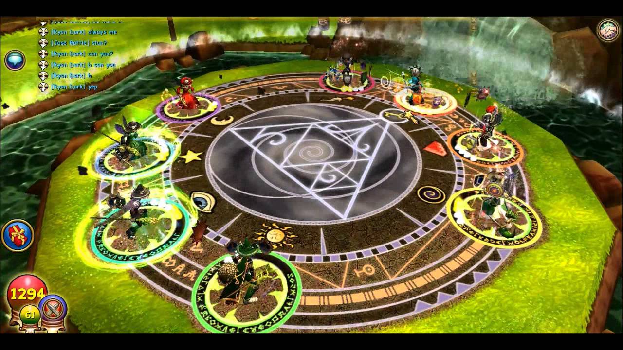 Wizard101 pvp battles and the darks 4v4 - YouTube