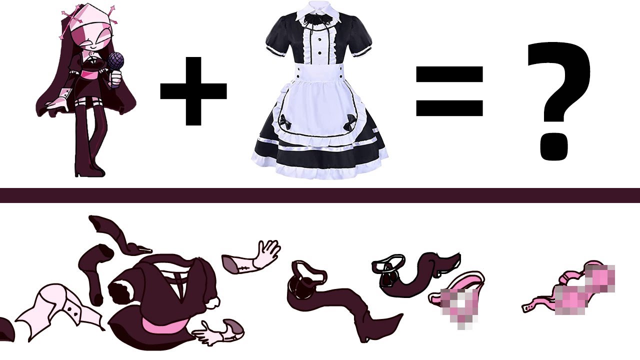 Sarv + maid dress . FNF Animation. - YouTube