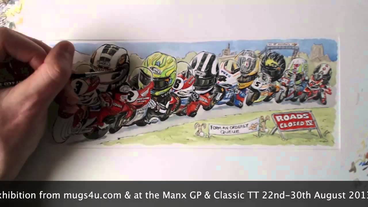 Roads Closed IV Isle of Man TT cartoon by Billy - YouTube