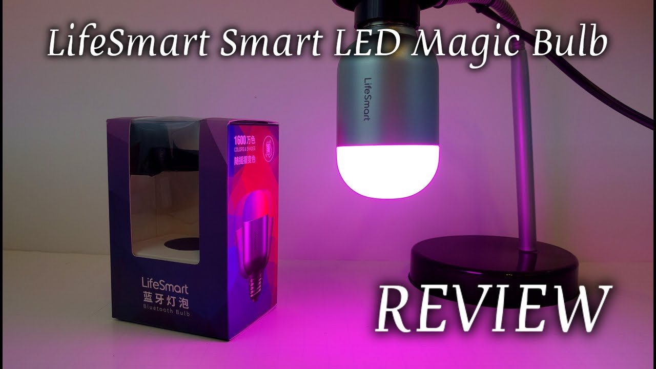 LifeSmart Smart LED Magic Bulb REVIEW - YouTube