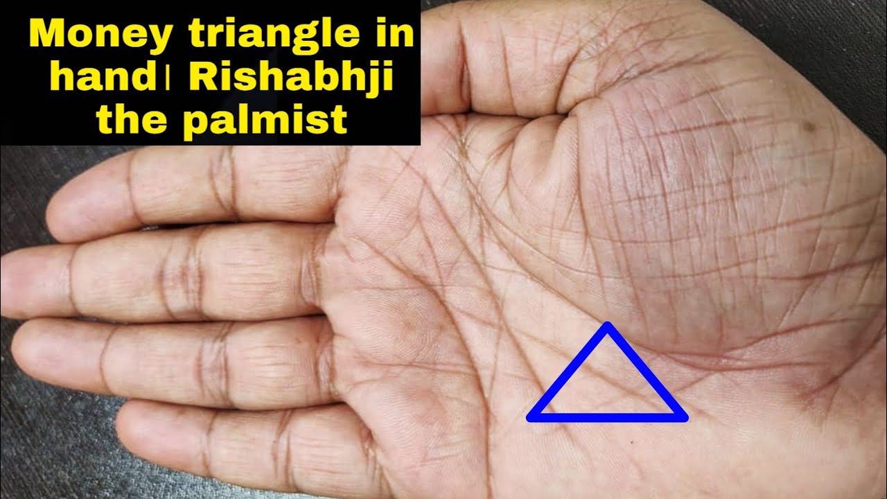 यह मनी ट्रंगल बनाता है‌ धनवान। Money triangle in hand। Rishabhji the ...