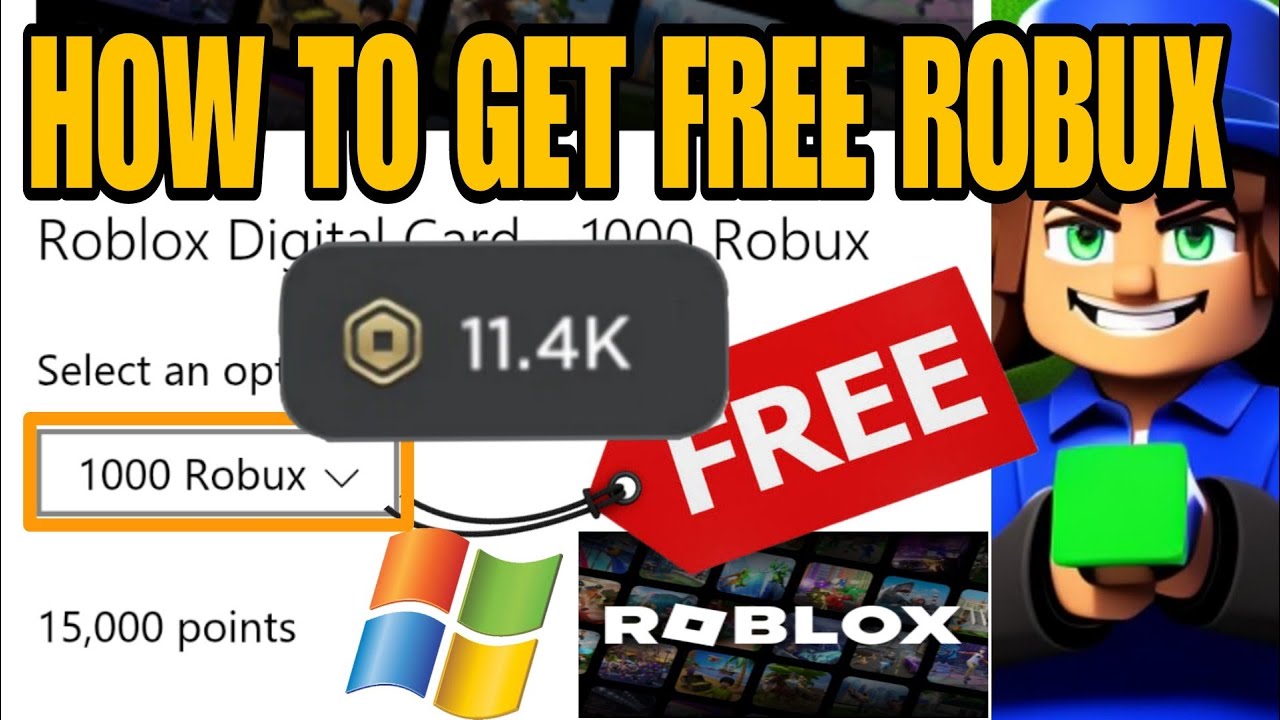How to get FREE ROBUX with Microsoft Rewards 2025 - YouTube