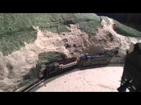 N Scale Train Layout - Part 11 - Bachmann Ez Command, New Alco RS3, GP9 ...