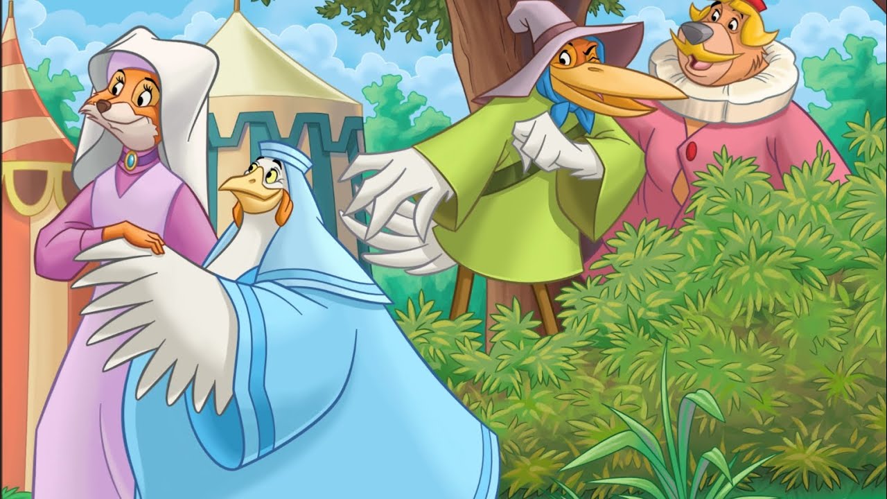 Happy Colour - Colour by Number. Disney Robin Hood 🦊💚 - Lady Marian 🩷🦊🤍 ...