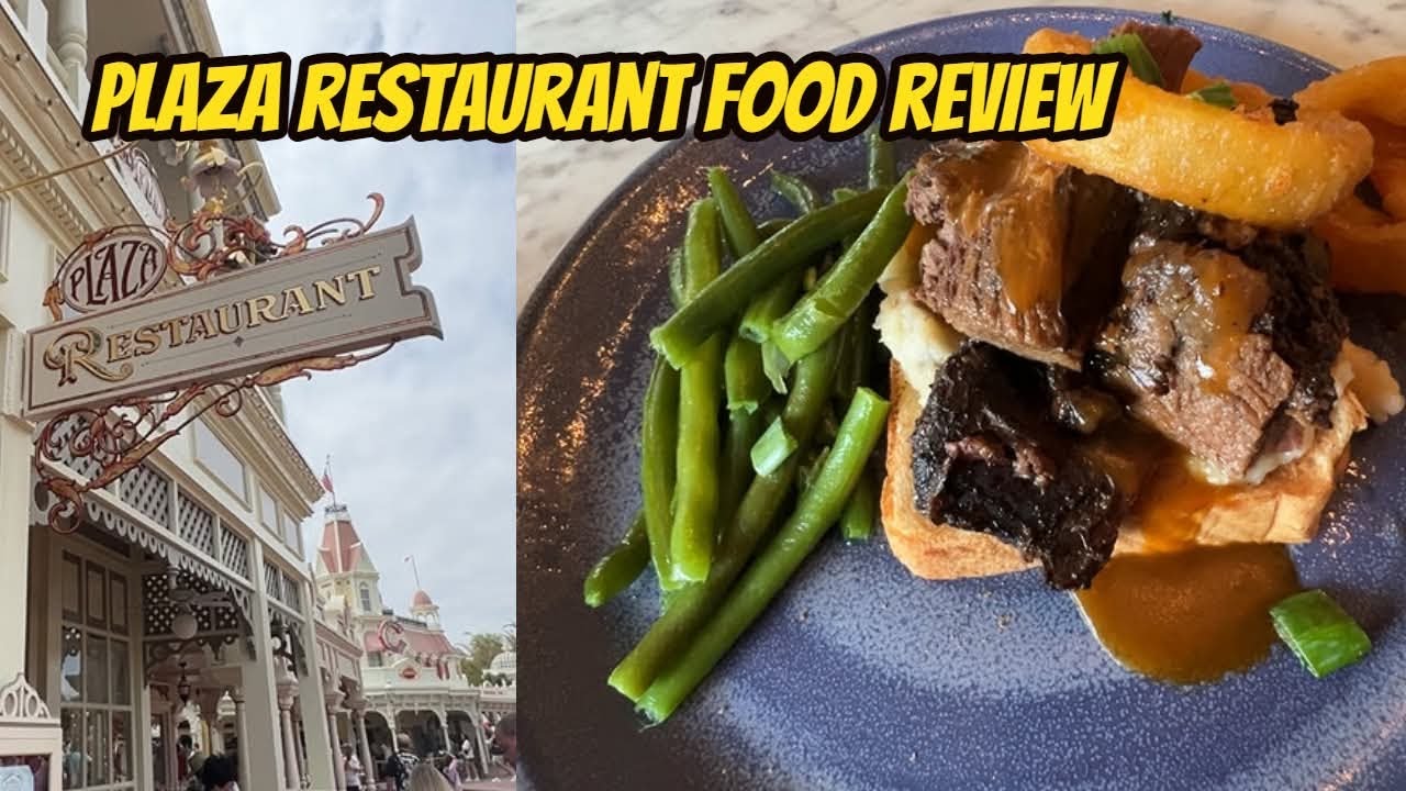 The Plaza Restaurant Magic Kingdom Food Review - YouTube