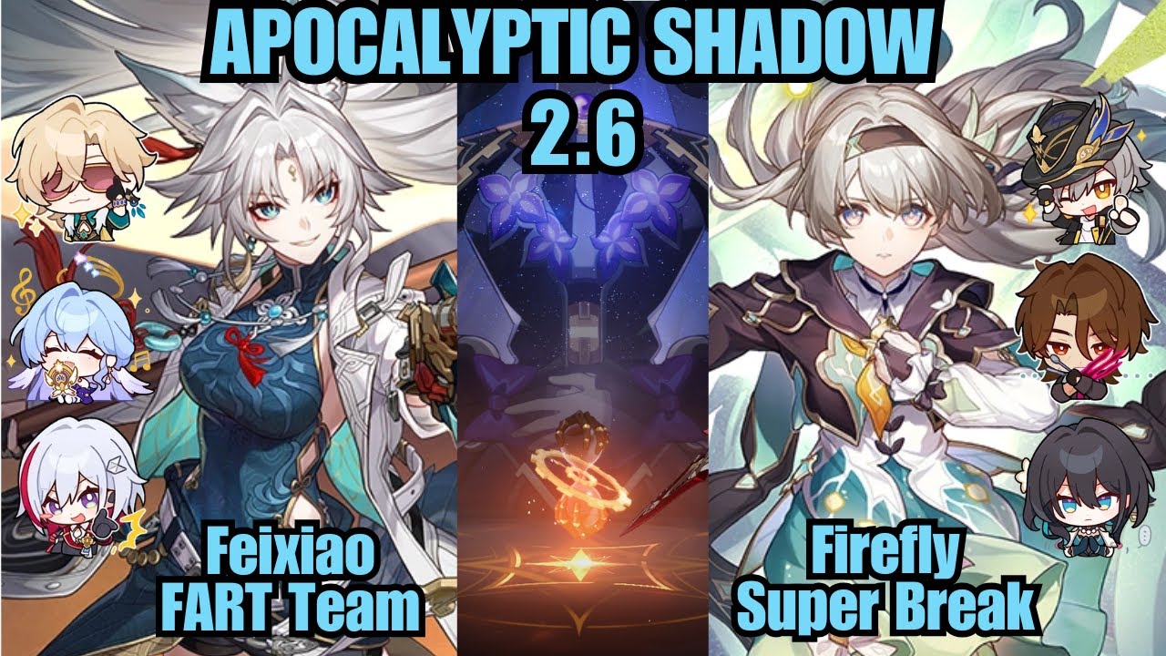E0 Feixiao FART Team & E0 Firefly Super Break HSR Apocalyptic Shadow ...