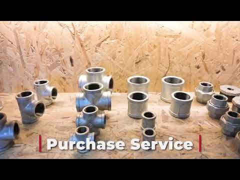 Galvanized fittings  GI fitting #malleable iron pipe fitting  #可鍛鋳鉄管継手#threaded #galvanised #継手