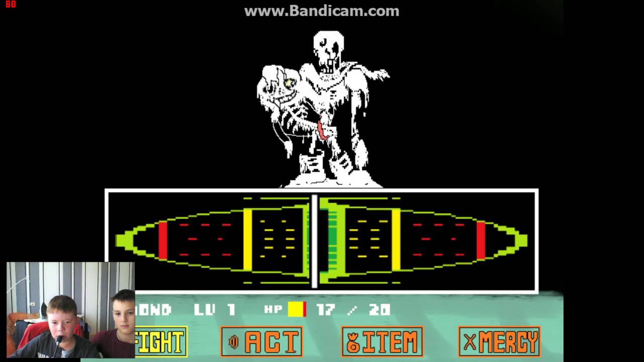 Undertale - Sixbones санс+папайрус=нечто - YouTube