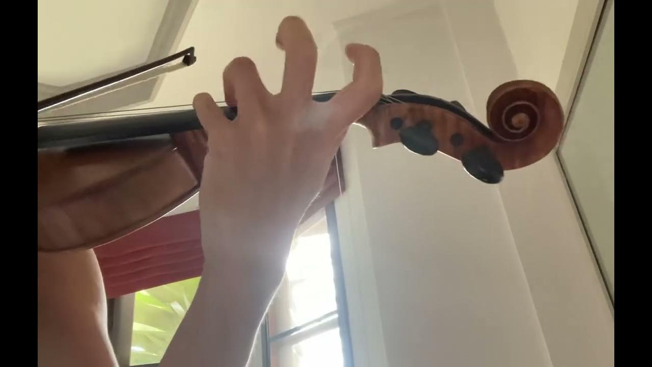Г.Шрадик, Упражнение для скрипки 7, H.Shradieck Finger exercises 7 ...