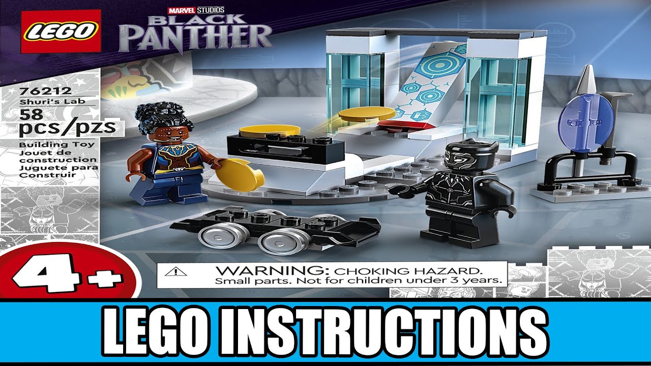 LEGO Instructions | Marvel Black Panther | 76212 | Shuri's Lab - YouTube