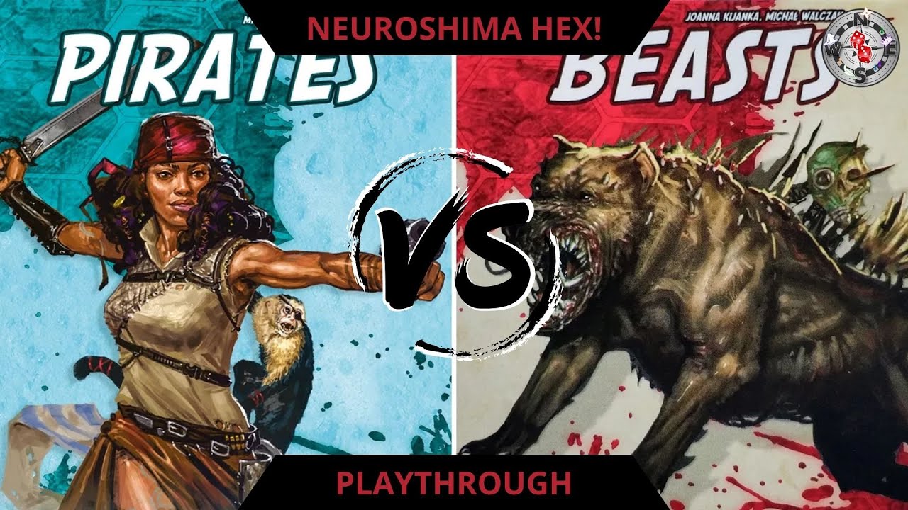 Neuroshima Hex! Playthrough - Pirates VS Beasts - YouTube