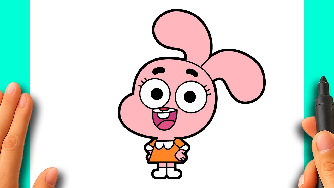 How to Draw Anais from The Amazing World of Gumball - YouTube