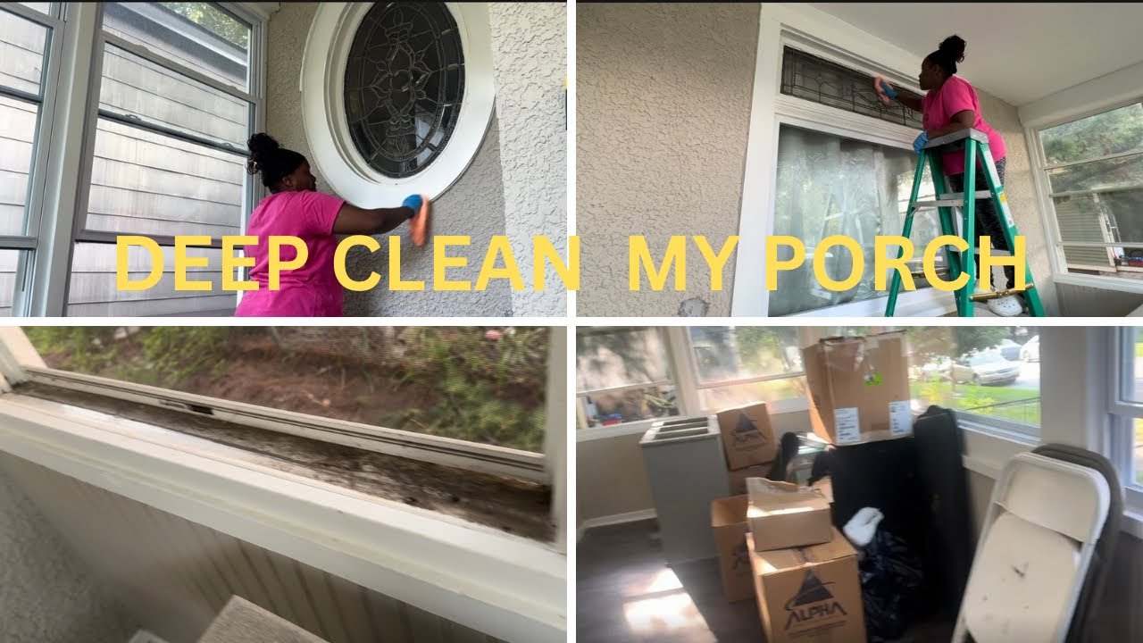 DEEP CLEAN My 3 Season Porch With Me/ Just NASTY! #deepclean24 - YouTube