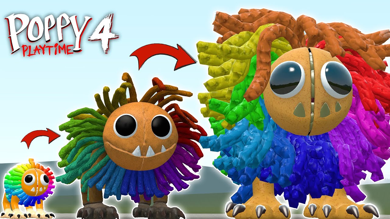 EVOLUTION OF NEW GIANT YARNABY POPPY PLAYTIME CHAPTER 4 HORROR MONSTER ...