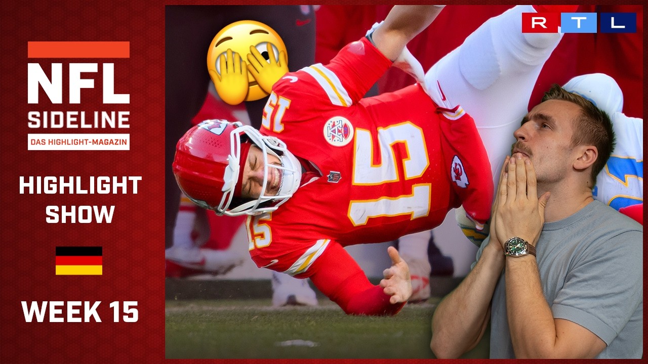 Mahomes VERLETZT & Chiefs OUT | NFL Sideline | RTL Sport - YouTube