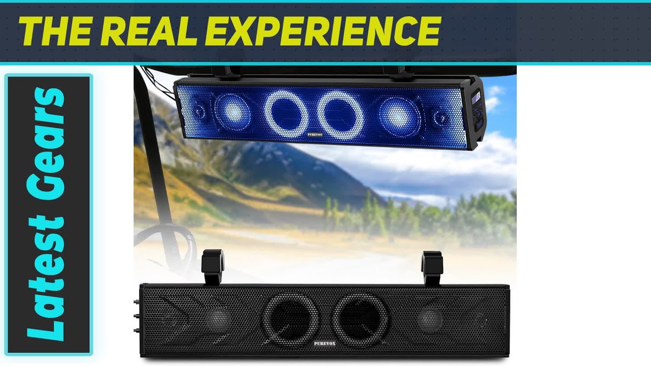 Purevox UTV Sound Bar: Elevate Your Off-Road Experience with Immersive ...