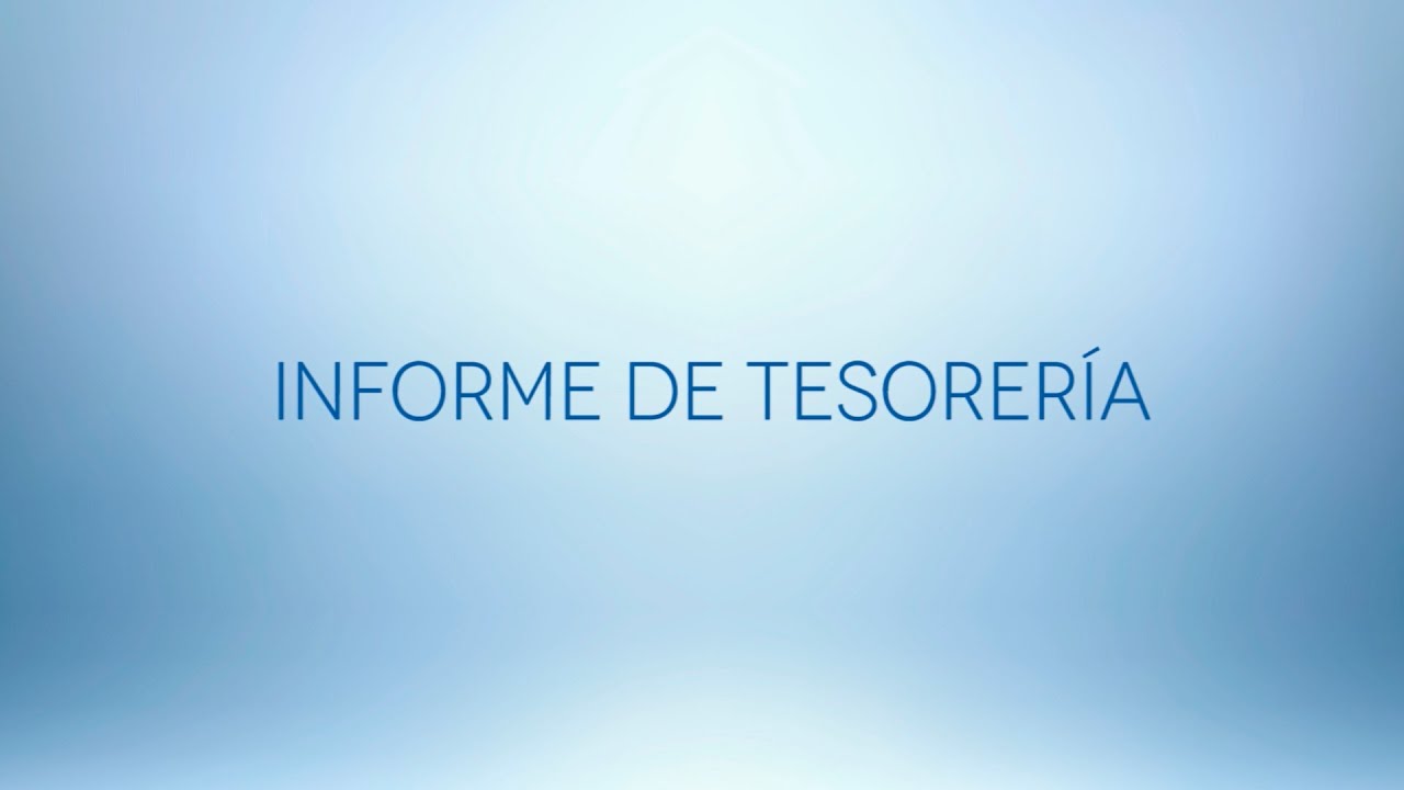 Informe de Tesorería Periodo 2019-2020 - YouTube