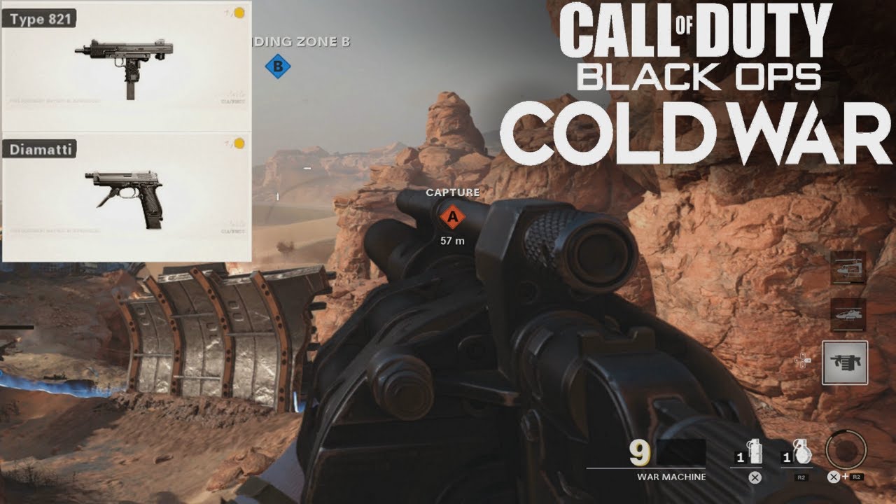 Black Ops Cold War Alpha Gameplay - Socimi Type 821-SMG & Beretta M93R ...