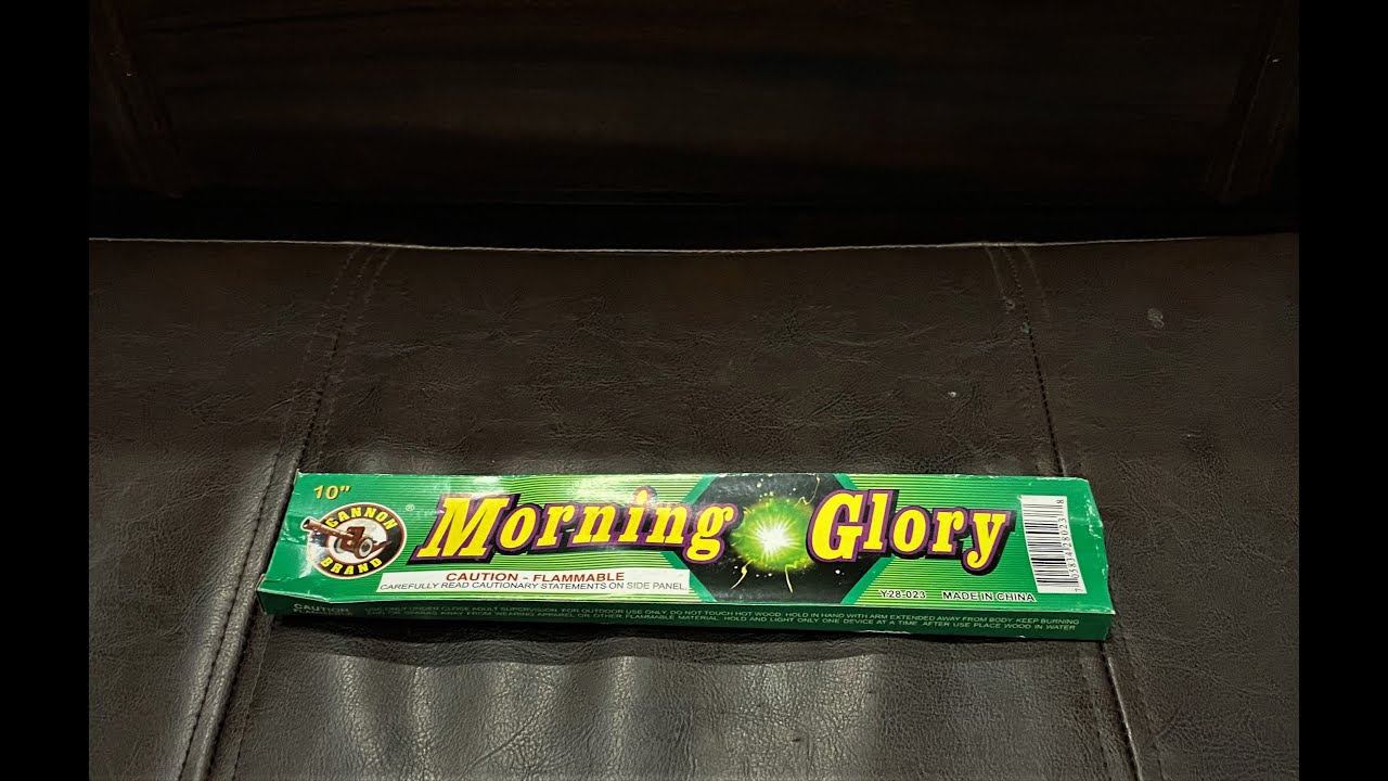 Cannon Brand Fireworks - 10" Morning Glory - YouTube
