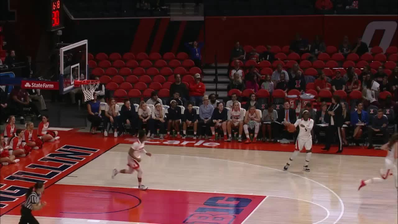 Illini WBB | Sarah Shewan Three-pointers vs. Maryland - YouTube