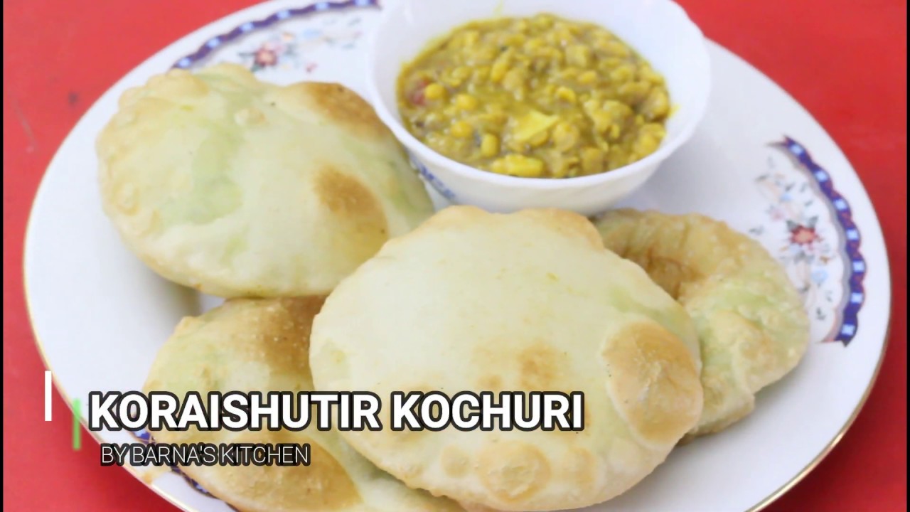 Koraishutir Kochuri Recipe–Green Peas-Hing Kachori–Motorshutir Kochuri ...