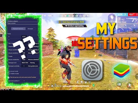 NO RECOIL : This Secret Setting Gives 99.99% Headshots🎯 l Bluestack 4 ...
