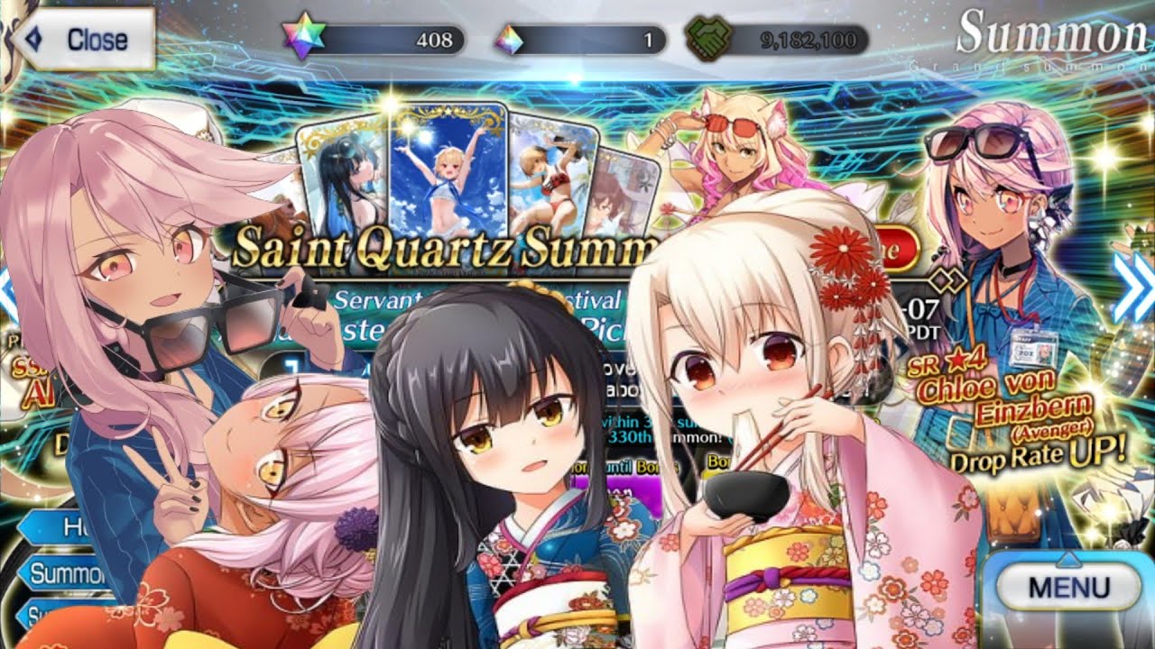 Summer Chloe Rolls Fate grand Order - YouTube