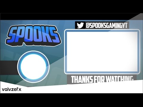 2D Overlay Outro || SpooksGaming - YouTube
