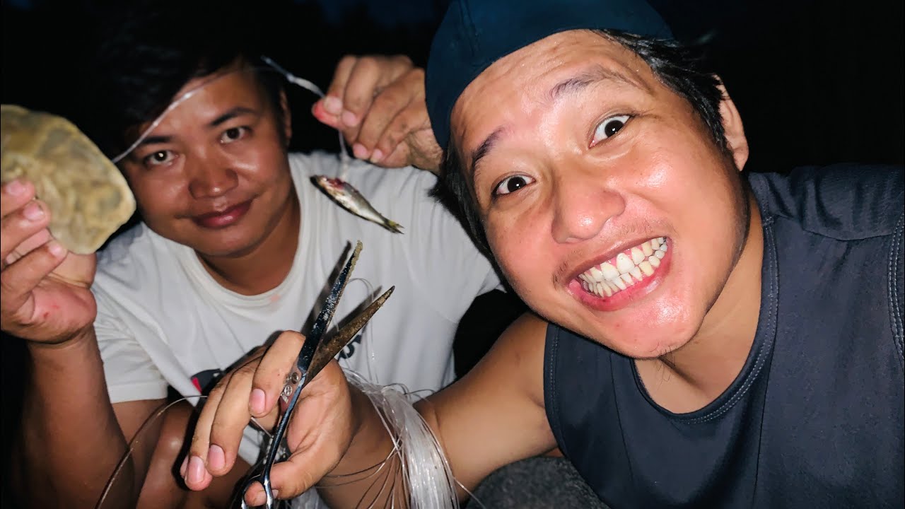 Night hook fishing#fishing - YouTube