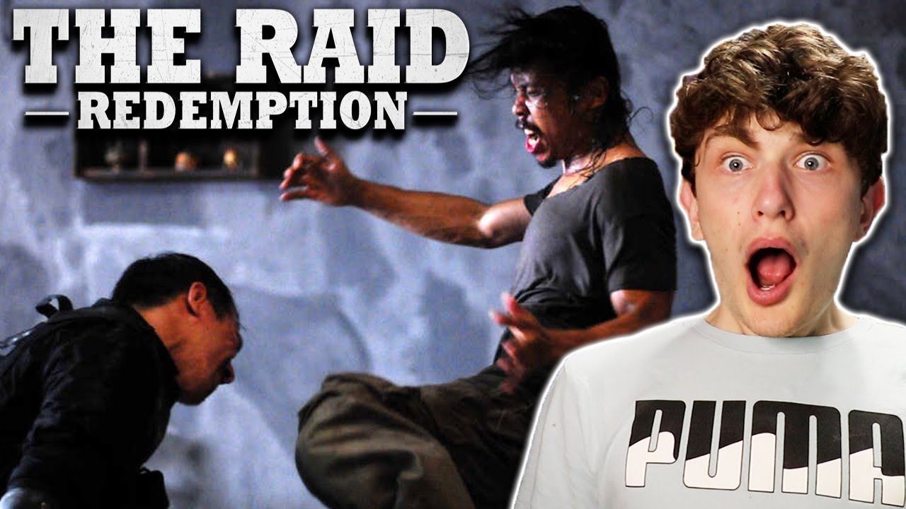 Americans React to The Raid: Redemption INSANE FIGHT SCENE | Rama vs ...