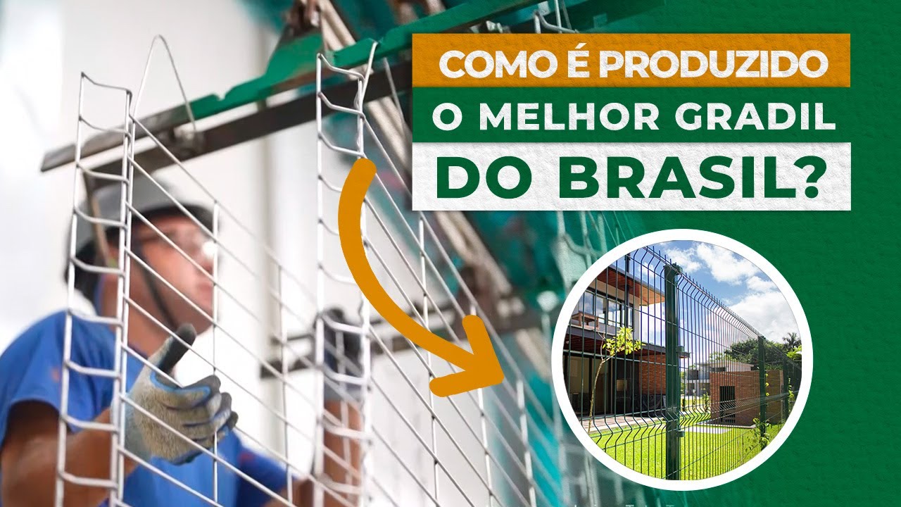 Como é Produzido o Gradil Revestido em PVC - 5X MAIS DURÁVEL - YouTube