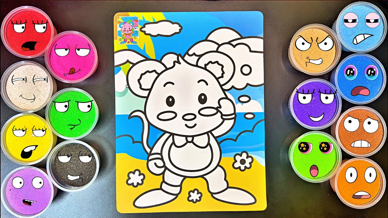 Mastering Sand Art: Bring Mickey Mouse to Life with Fun and Easy ...