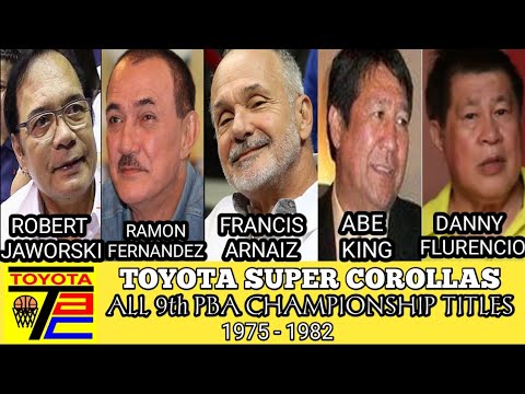 TOYOTA SUPER COROLLAS ( ALL 9 PBA CHAMPIONSHIP TITLES ) from 1975 to ...