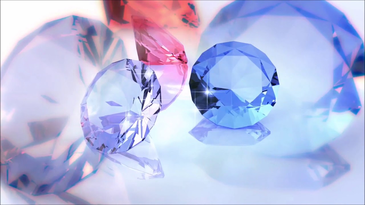 COLORFUL DIAMONDS MOVING / DIAMONDS DISPLAY | Relaxing Screensaver ...