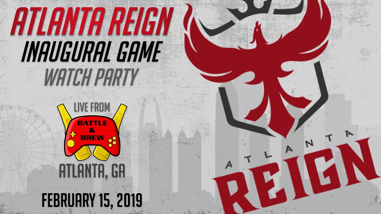 Atlanta Reign's Inaugural Game - Live from Battle & Brew (First & Final ...