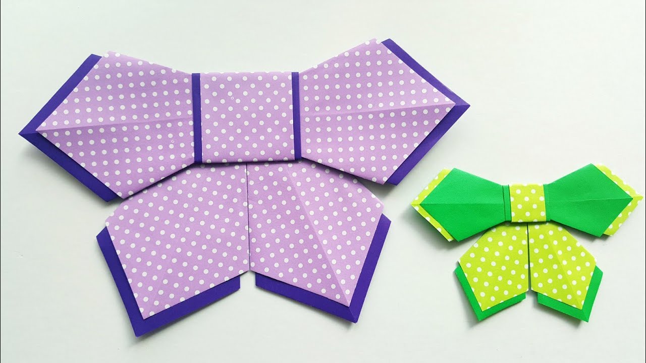 리본접기 Ribbon Origami 리본종이접기 쉬운리본 만들기 리본만들기 리본색종이접기 신기한종이접기 쉬운종이접기 색종이접기 Youtube