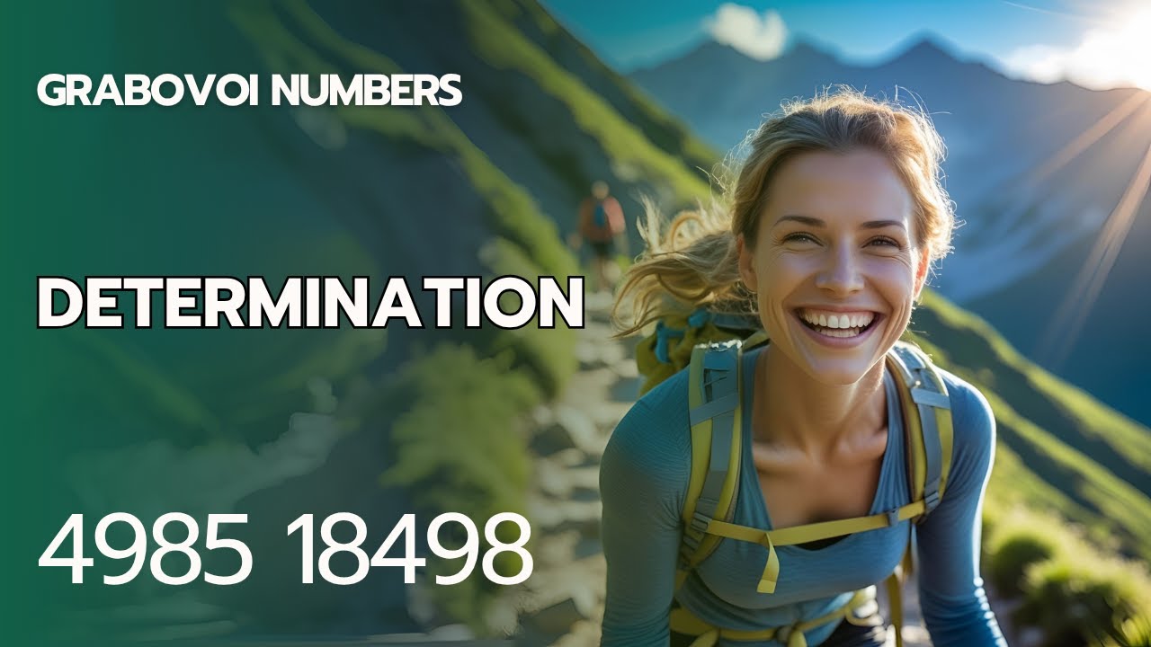 Determination - 4985 18498 - Grabovoi Numbers - YouTube