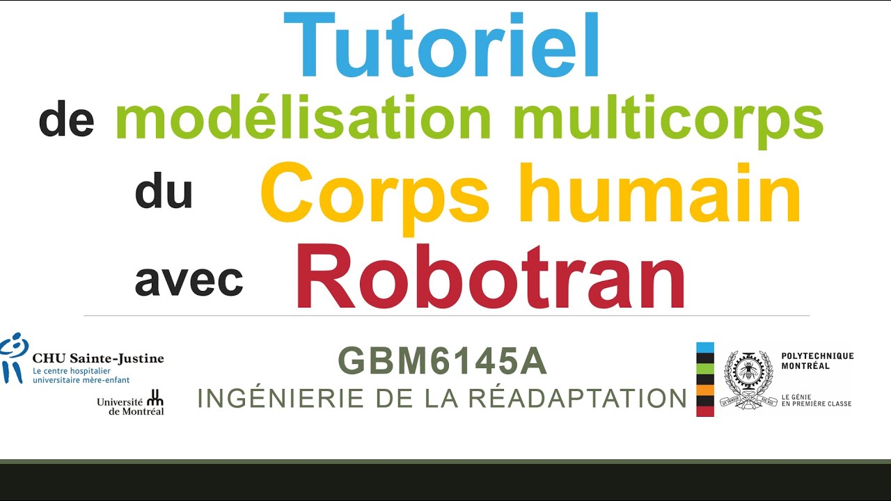 Tutoriel Robotran - Part 2 - modelisation robotran - YouTube