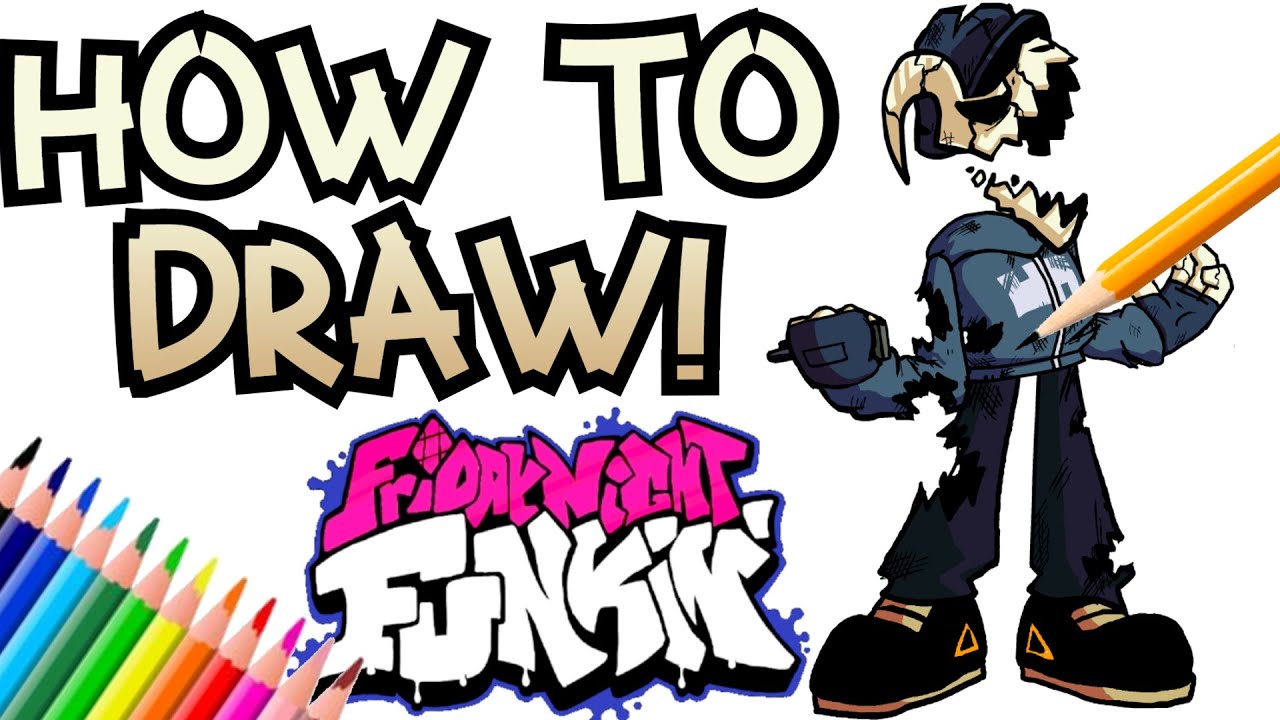 How To DRAW Tabi From Friday Night Funkin! - YouTube